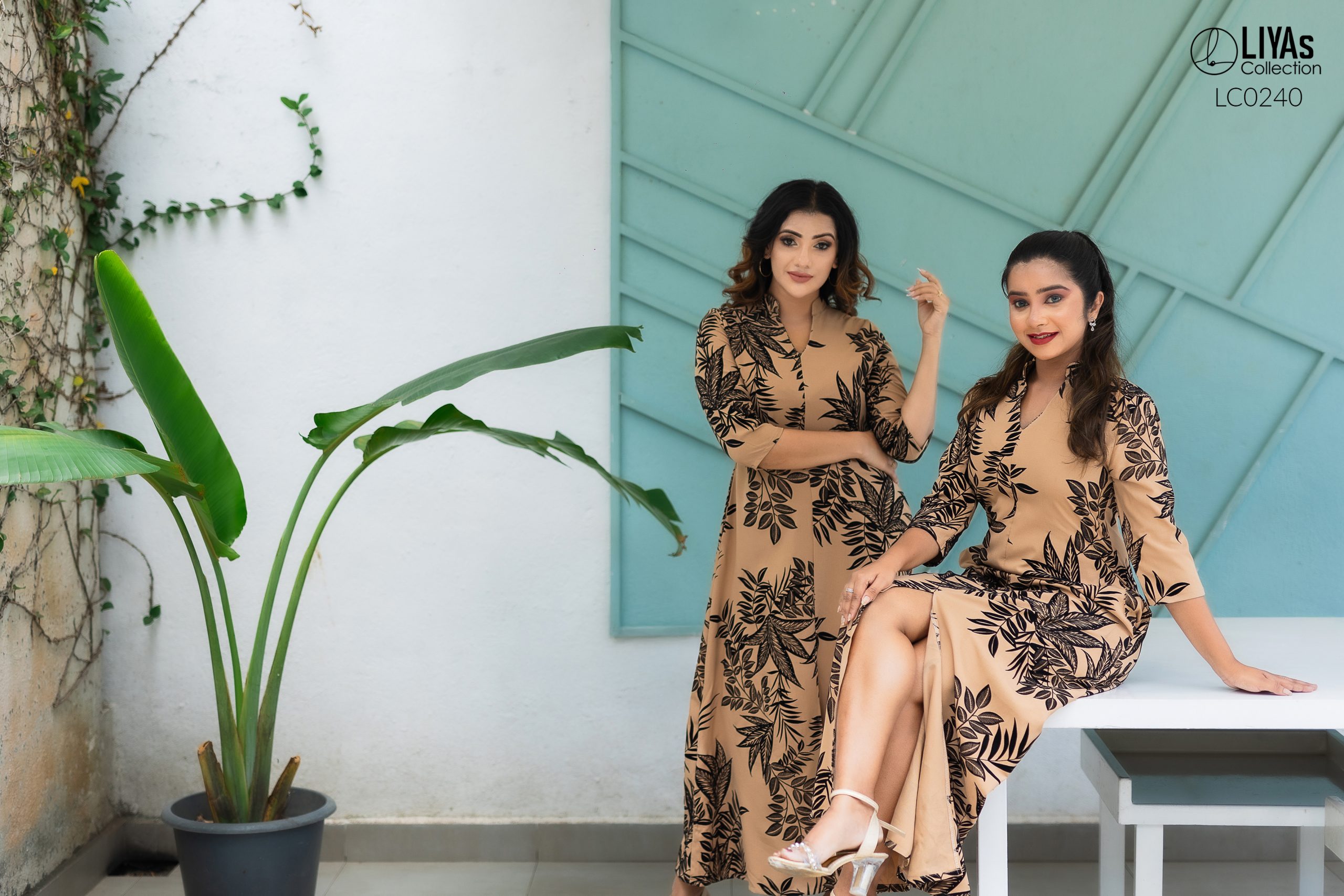 Velvet Breeze long dress - Liyas Collection